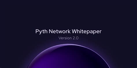 Pyth Network Whitepaper Version 20 Pyth Network