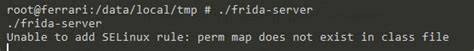 Unable To Add SELinux Rule Issue Frida Frida Core GitHub