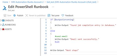 Stop Runbook If Found Any Output Microsoft Qanda