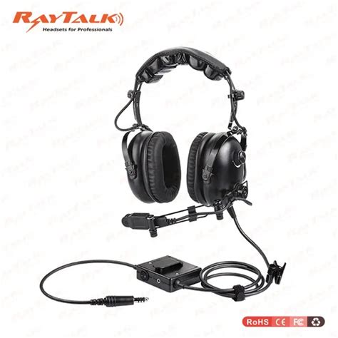 Raytalk Best Aviation Headset Helicopter Pilots Active Noise Cancelling
