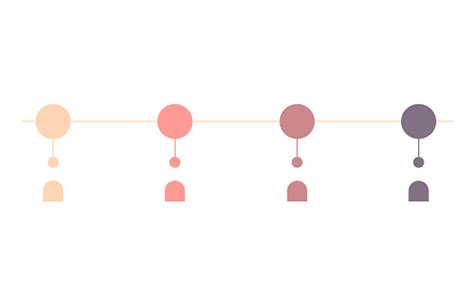 인포그래픽 비즈니스 수평 타임라인 단계 프로세스 차트 템플릿입니다 벡터 현대 배너는 프리젠 테이션 및 워크 플로우 레이아웃 다이어그램 웹 디자인에 사용됩니다 그래프 옵션의