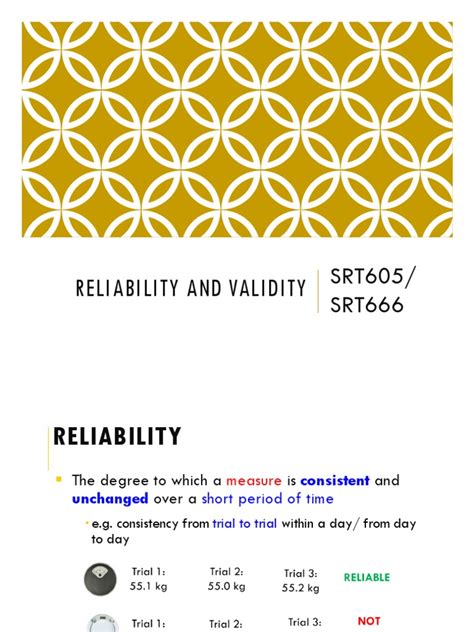 assessing reliability and validity in psychological measurement pdf