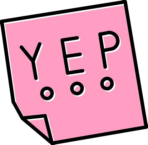 Yep Vector Icon 37874549 Vector Art At Vecteezy