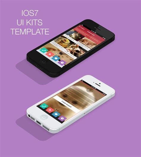 Ios7 Ui Kits Psd Template Ui Kit Psd Ui Kit Psd Templates