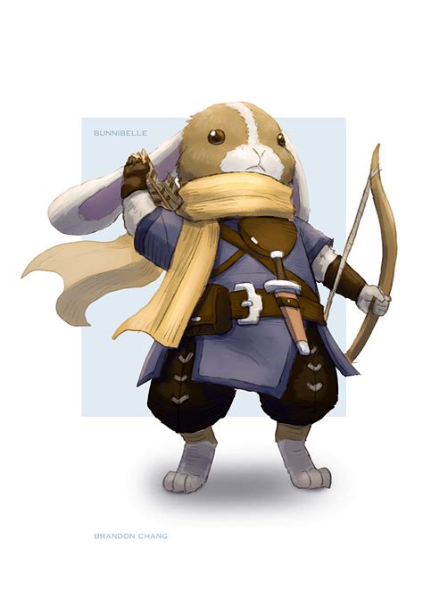 Oc Art Drew My Bunny As A Dandd Character Rdnd
