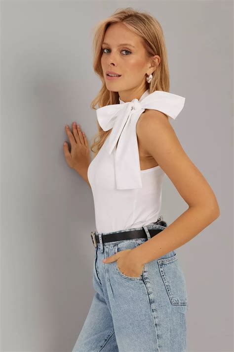 Jual Cool Sexy Bow Blouse Original Zalora Indonesia