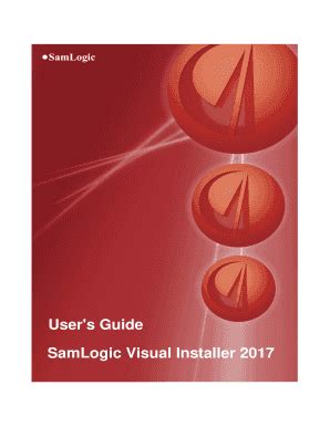 Fillable Online This User S Guide Describes How To Use Visual Installer Fax Email Print