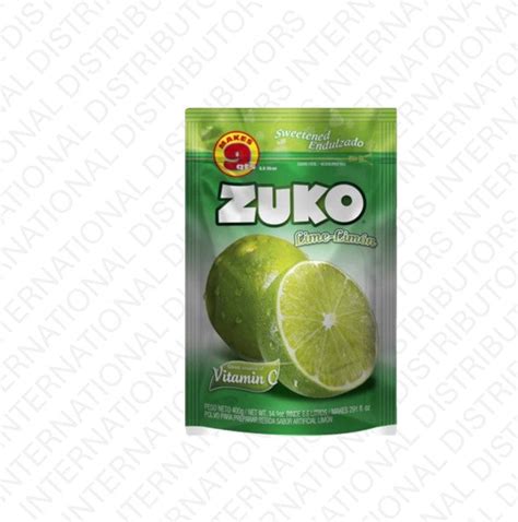 Item No 33114 Zuko Fam Pk Lime Limon 12 14 1oz International Distributors
