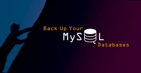 4 Easy Ways How To Backup MySQL Database