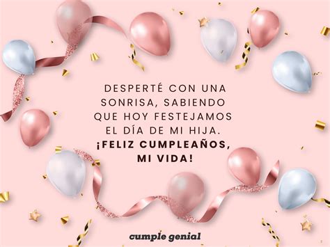 Tarjetas De Cumplea Os Para Mi Hija Cumple Genial