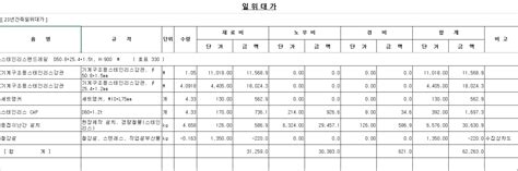 스테인리스sst 핸드레일 일위대가 엑셀 파일첨부 참고용 스테인리스sst 핸드레일 일위대가 엑셀 파일첨부 참고용