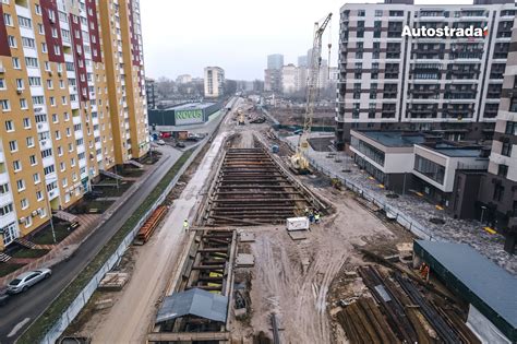 На будівництві метро у Києві закладають котлован станції «Мостицька ФОТО Читайте на Ukr Net