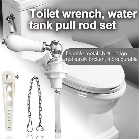 Wc Tool Lavatory Ceramic White Toilet Cistern Lever Flusher Victorian Style Fruugo Uk