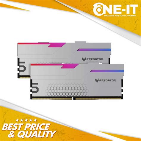Ram Acer Predator Hermes Rgb 32gb 2x16gb Ddr5 6800mhz Silver Toko
