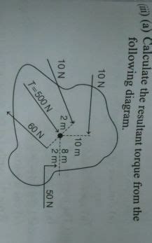 Ii A Calculate The Resultant Torque From StudyX