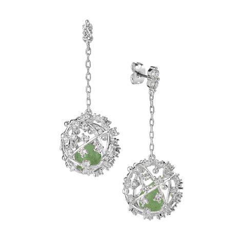 საყურე Green Aventurine გრიინ ევენჩურინ 46189 Earrings Accessories Oriflame Cosmetics