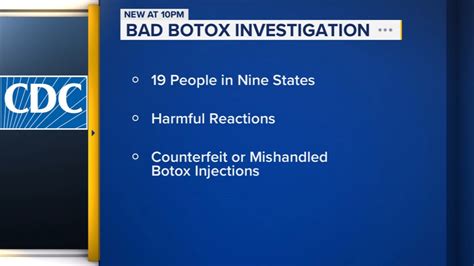 Cdc Investigating Whether Bad Botox Is Behind Botulism Like Illness Hospitalizations In 9