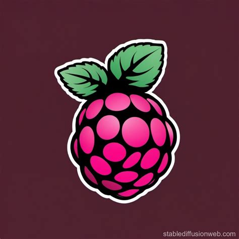 Raspberry Pi Logo With Ai Symbol Stable Diffusion Online