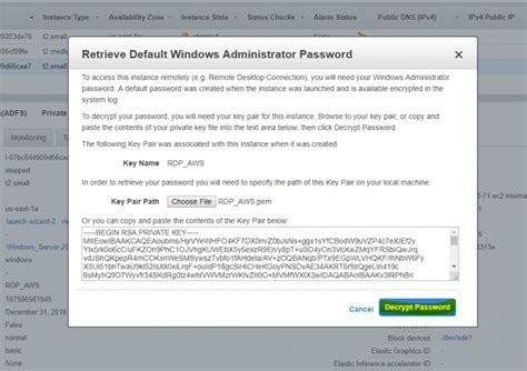 how to rdp to aws instance cloud infrastructure services