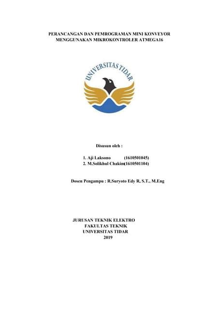 Mini Conveyor Dengan Atmega16 Pdf