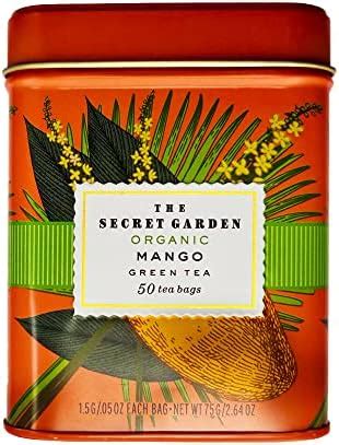 The Secret Garden Organic Mango Green Tea 50 Tea Bags