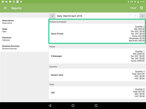 Sales Report Explained Ovatu Help Guides