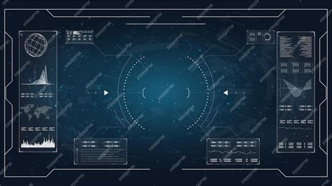 Premium Vector Set Abstract Hud Elements For Ui Ux Design Futuristic Sci Fi Useri Interface