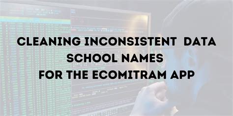 How We Cleaned School Data With Fuzzy Matching And Mongodb Shyam