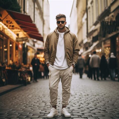 Premium Photo 3d Rendered Portrait Of A Male Model Street Fashion