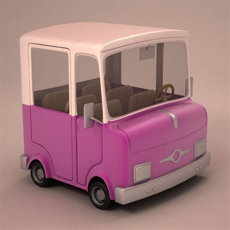 골동품 만화 트럭 01 3d 모델 79 3ds Fbx Obj Max Free3d