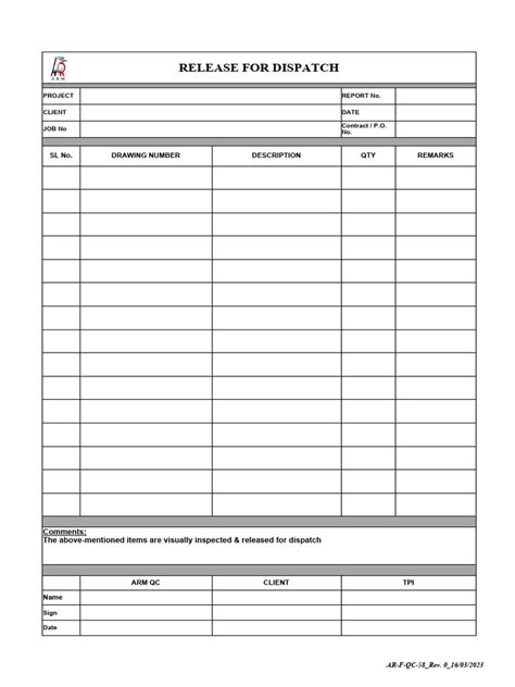 Ar F Qc 58 Release For Dispatch Pdf Technology And Engineering