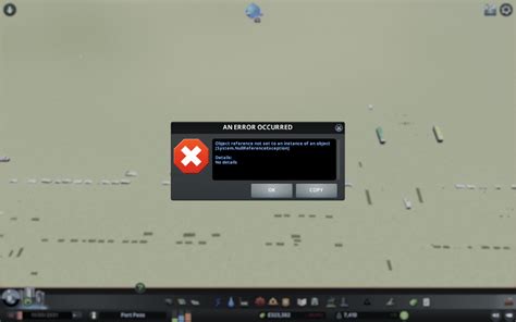 Object Reference Not Set To An Instance Of An Object System