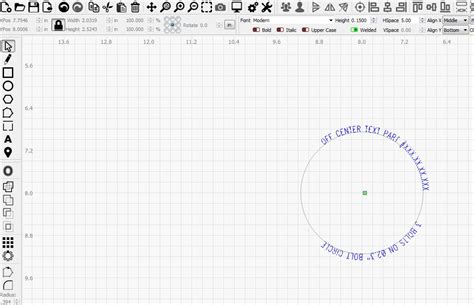 Apply Text To Path Not On Center Of Circle LightBurn Software Questions LightBurn Software