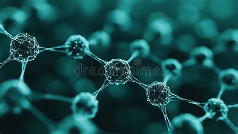 Detailed Visualization Of Interconnected Molecular Structures In A