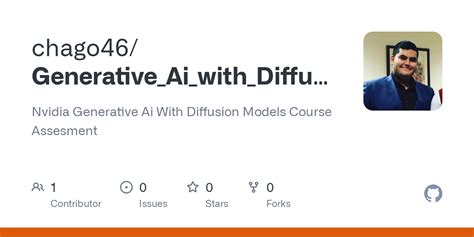 Github Chago46 Generative Ai With Diffusionmodels Nvidia Generative Ai With Diffusion Models