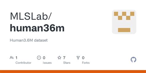 Github Mlslab Human36m Human3 6m Dataset