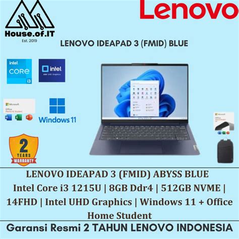 Promo Lenovo Ideapad Iau Fmid Core I U Gb Gb Fhd Windows Office Home