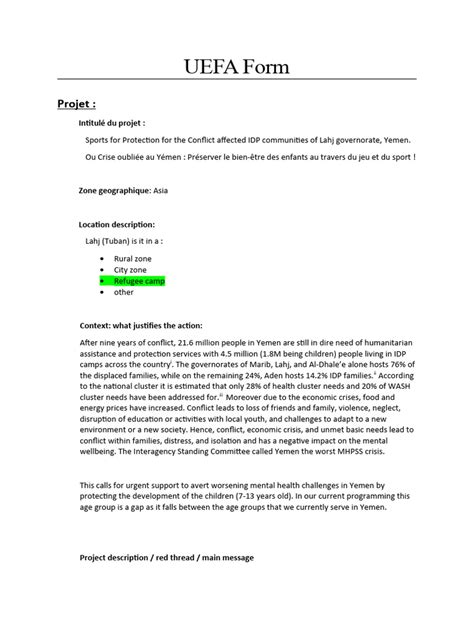 Uefa Form Wip V4 1 Pdf Mental Health Violence