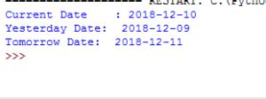 Python Timedelta Class