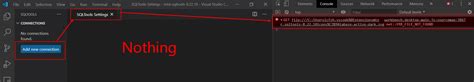 Unable To Establish New Connection Issue Mtxr Vscode Sqltools GitHub