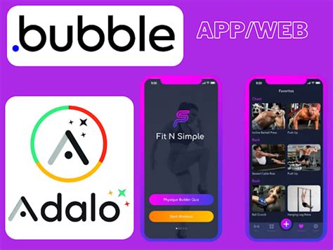 Develop Bubble Io Ai Saas Bubble Mvp Adalo Glide App Softr Webhook Bubble Web By Team6367 Fiverr