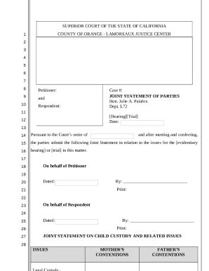 NOTICE OF EX PARTE APPLICATION FAMILY LAW Justia Doc Template PdfFiller