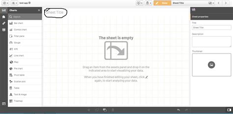 how to remove sheet title in qlik sense qlik community 1374620