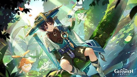 Scaramouche And Aranara Wallpaper In 2022 Cute Art Anime Wallpaper