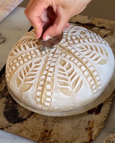 Foodbible Intricate Sourdough Scoring 🍞🥖 Sourdough Bread Sourdough Bread Art