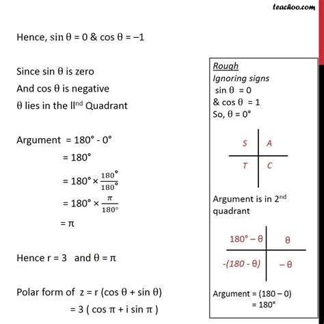 question 6 convert in polar form 3 chapter 5 class 11