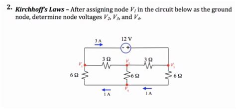 Solved After Assigning Node V1 In The Circuit Below As The