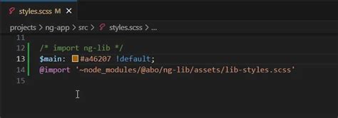 Adding Scss Assets To Angular Library Dev Community