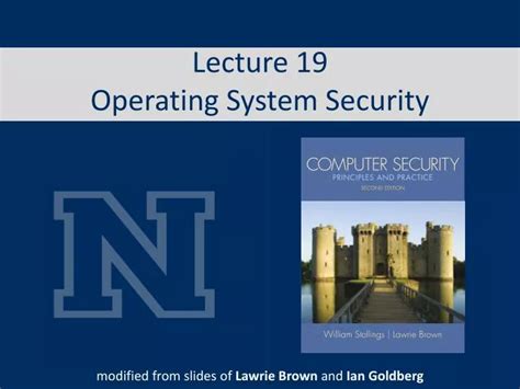 PPT Lecture 19 Operating System Security PowerPoint Presentation Free Download ID 1959935