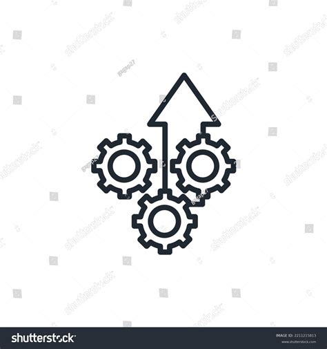 Implement Icons Symbol Vector Elements Infographic Stock Vector